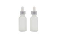 China Empty Glass Dropper Bottles 30ml 50ml Transparent Dropper Bottles For Essential Oils for sale