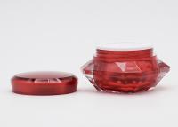 China Red Cosmetics Cream Empty Jar 50g Make Up Cream Jar Shin Care for sale