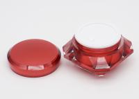 China Red Cosmetics Cream Empty Jar 50g Make Up Cream Jar Shin Care for sale