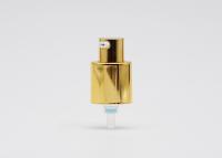 China Shiny Gold Lotion Pump 20mm Aluminum Foam Pump Cosmetic Treatment Pump for sale