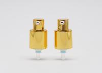 China Shiny Gold Lotion Pump 20mm Aluminum Foam Pump Cosmetic Treatment Pump for sale