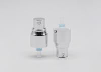 China Treatment Lotion Pump For Bottles Shiny Silver 22mm Cosmetic Foam Pump for sale