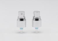 China Treatment Lotion Pump For Bottles Shiny Silver 22mm Cosmetic Foam Pump for sale