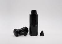 China 250ml Black Fine Mist Trigger Spray Bottle Plastic Alcohol Hair Continuous Bottle for sale