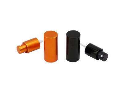 China No Spill Perfume Screw Spray Pump Aluminum Colorful 18mm Hand Sprayer for sale
