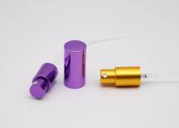 China No Spill Perfume Screw Spray Pump Aluminum Colorful 18mm Hand Sprayer for sale