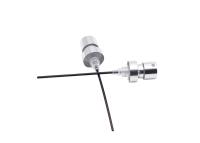 China Aluminium Spray Pump Non Spill Silver Perfume Crimp Spray Pump Non Refillable for sale