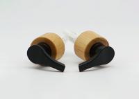China Plastic Bamboo Lotion Pump Black Hand Wash Dispenser Treatment Pump for sale