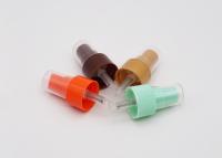 China Colorful Cosmetic Fine Mist Perfume Sprayer Pump Custom Half Cap Spray Pump for sale