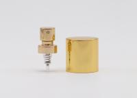 China Light Gold Crimp Sprayer Pump Cosmetic Aluminum Perfume Mist Sprayer For Bottles for sale