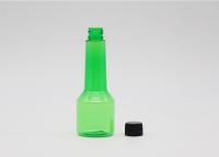 China Plastic Green Color Cosmetic Spray Bottle 100ml Long Neck Size Screw Hot Stamping for sale