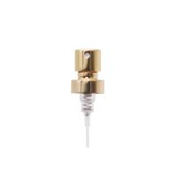 China Crimp Fine Mist Perfume Sprayer Pump With Collar Gold Silver Fea15 for sale