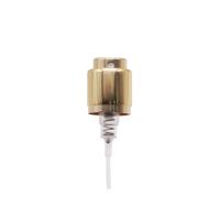 China Crimp Fine Mist Perfume Sprayer Pump With Collar Gold Silver Fea15 for sale