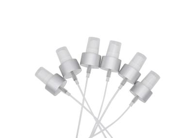 China Plastic Fine Mist Sprayer Pump With Silver Case 24mm Screw for sale