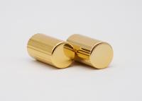 China Gold Cylinder Perfume Bottle Caps Fea15 Regular Lids Aluminum for sale