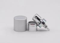 China Matte Silver Perfume Cap Aluminum Cylinder Bottle Lids Non Spill for sale