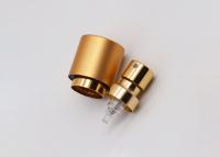 China Matte Silver Perfume Cap Aluminum Cylinder Bottle Lids Non Spill for sale