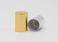China Silver Color Plastic Perfume Bottle Cap Aluminum Cylinder Fea15 for sale