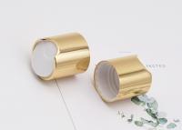 China Cylinder Aluminum Disc Top Cap For Bottles 24mm Plastic Screw for sale