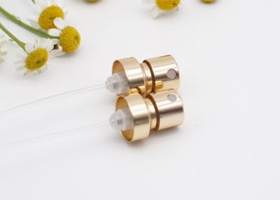 China Aluminum Perfume Spray Pump FAE15 Gold Fine Mist Crimp for sale