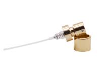 China 22mm Mist Spray Perfume Sprayer Pump Gold Aluminum Cap for sale
