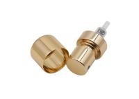 China 22mm Mist Spray Perfume Sprayer Pump Gold Aluminum Cap for sale