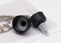 China 24mm Plastic Screw Caps Twist Top Long Nozzle For Bottles Smooth Closure for sale