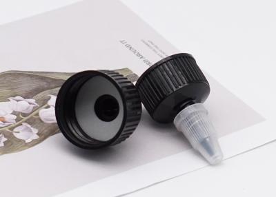 China 24mm Plastic Screw Caps Twist Top Long Nozzle For Bottles Smooth Closure for sale