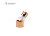 China Fea15mm Crimpless Perfume Spray Pump Aluminum Gold Mist For Bottles for sale