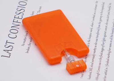 China 20ml Credit Card Perfume Tester Atomizer Spray Bottle Mini Plastic for sale