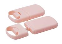 China Pink Color Perfume Tester Bottle 30ml Pocket Size Mist Pump Sprayer Silk Printing for sale