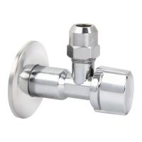 China Angle Water Shut Off Valve Stop Compression Outlet for sale