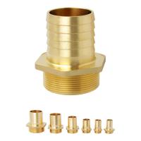 China Gas Brass Hose Nipple 1 2