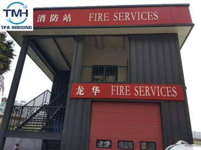 China H Section Steel Light Steel Structure Building for Fire Station Q345B Column 250x250mm for sale