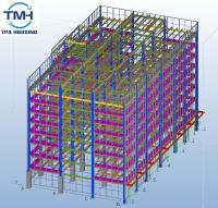 China Customized Steel Framed Metal Car Parking 350 Tons 34.4m L x 18.5m W x 20.76m H for sale