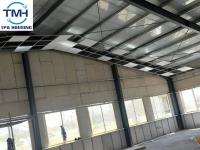 China Structural Steel H Beam Color Sheet Light Steel Building for Church 75mm Rock Wool Panel for sale