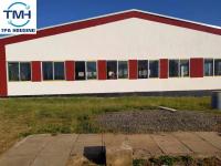 China Structural Steel H Beam Color Sheet Light Steel Building for Church 75mm Rock Wool Panel for sale