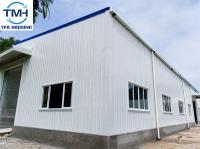 China 1680sqm Structural Steel H Beam Color Sheet Light Steel Building Warehouse for sale