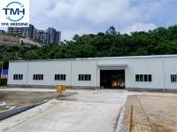 China 1680sqm Structural Steel H Beam Color Sheet Light Steel Building Warehouse for sale