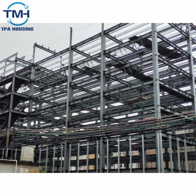 China High Rise H Beam Pre Engineered Steel Building for Car Parking Lot Q355B H550 for sale