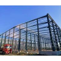 China Custom Prefabricated Steel PEB Building 30m Span Light Steel Structure for Warehouse for sale