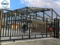 China Light Steel Structure Building Sandwich Panel Wall H Beam Steel Warehouse 30m Span for sale