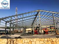 China Light Steel Structure Building Sandwich Panel Wall H Beam Steel Warehouse 30m Span for sale