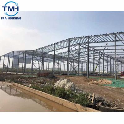China Low Cost Prefab Steel Frame Building Design Rapid Construction Steel Structure Workshop for sale