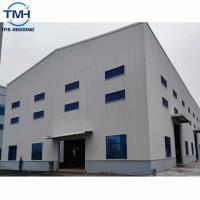 China Steel Commercial Building Prefab Warehouse Construction Metal Workshop 30m Span for sale