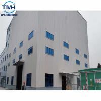 China Steel Commercial Building Prefab Warehouse Construction Metal Workshop 30m Span for sale