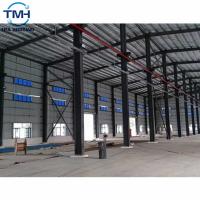 China Steel Commercial Building Prefab Warehouse Construction Metal Workshop 30m Span for sale
