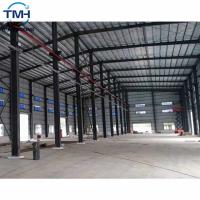 China Steel Commercial Building Prefab Warehouse Construction Metal Workshop 30m Span for sale