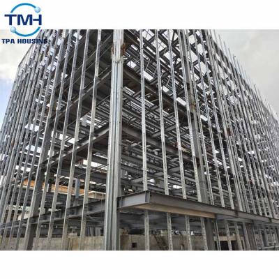 China Q355 Light Steel Structure Building High Rise Office Building 30m Span Customizable for sale