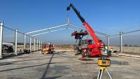 China Q235B Q355B Hot Dip Galvanized Light Steel Structure Custom Metal Building 250x250 Column for sale
